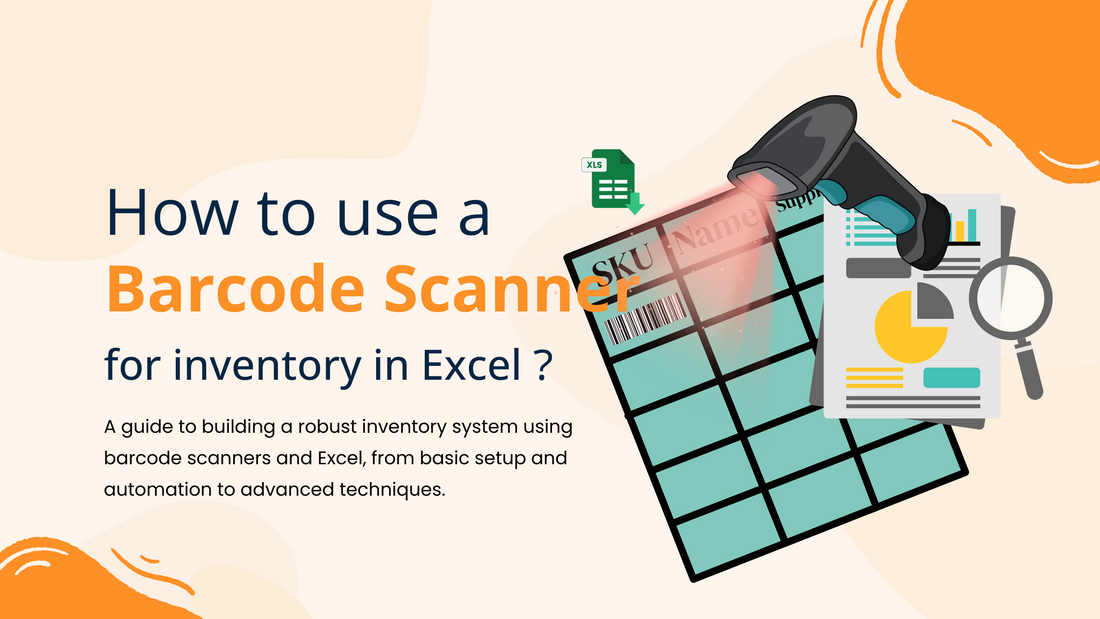 How to use a barcode scanner for inventory in Excel? – NETUM