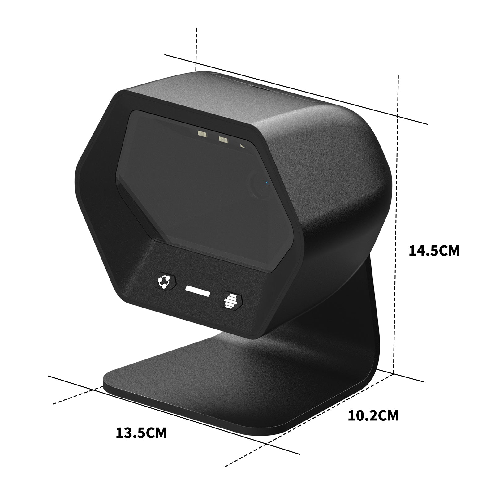 NETUM Desktop QR Barcode Scanner Omnidirectional, Hands-Free Automatic