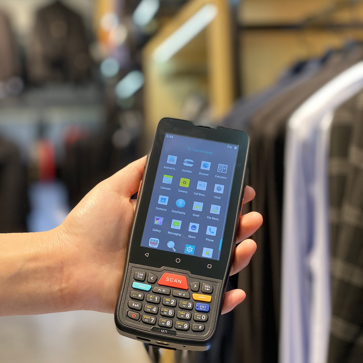 NETUM Portable PDA Android Termina PDA M71 Handheld 2D Barcode Scanner