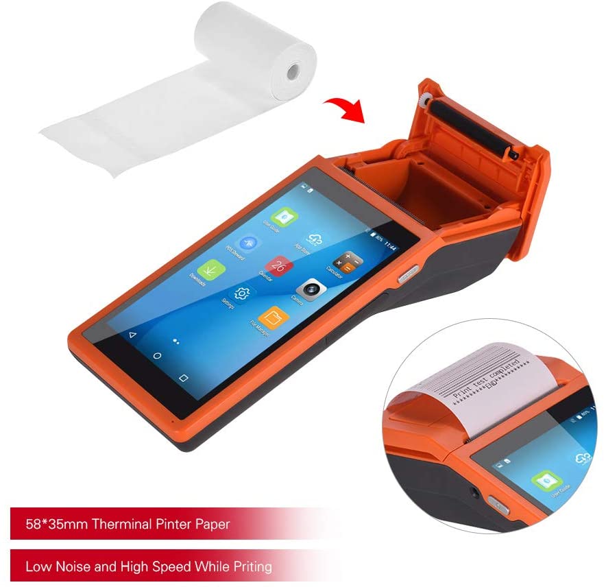 NETUM PDA Android POS Terminal Receipt Printer Handheld Bluetooth WiFi