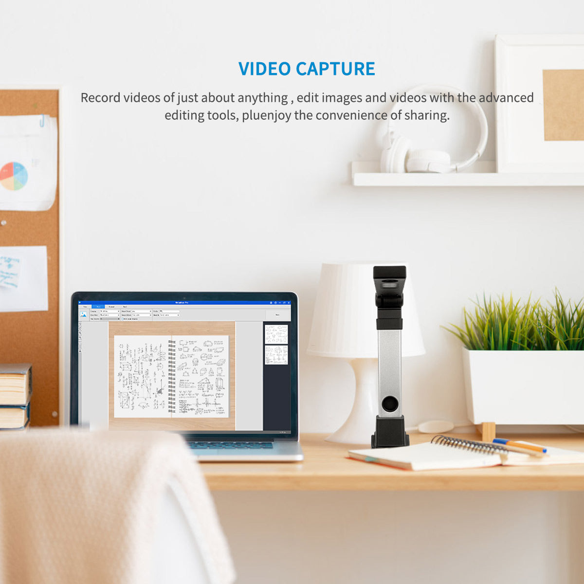 NetumScan Book Scanner SD-800NC Portable Document Scanner 8MP Max A4 S ...