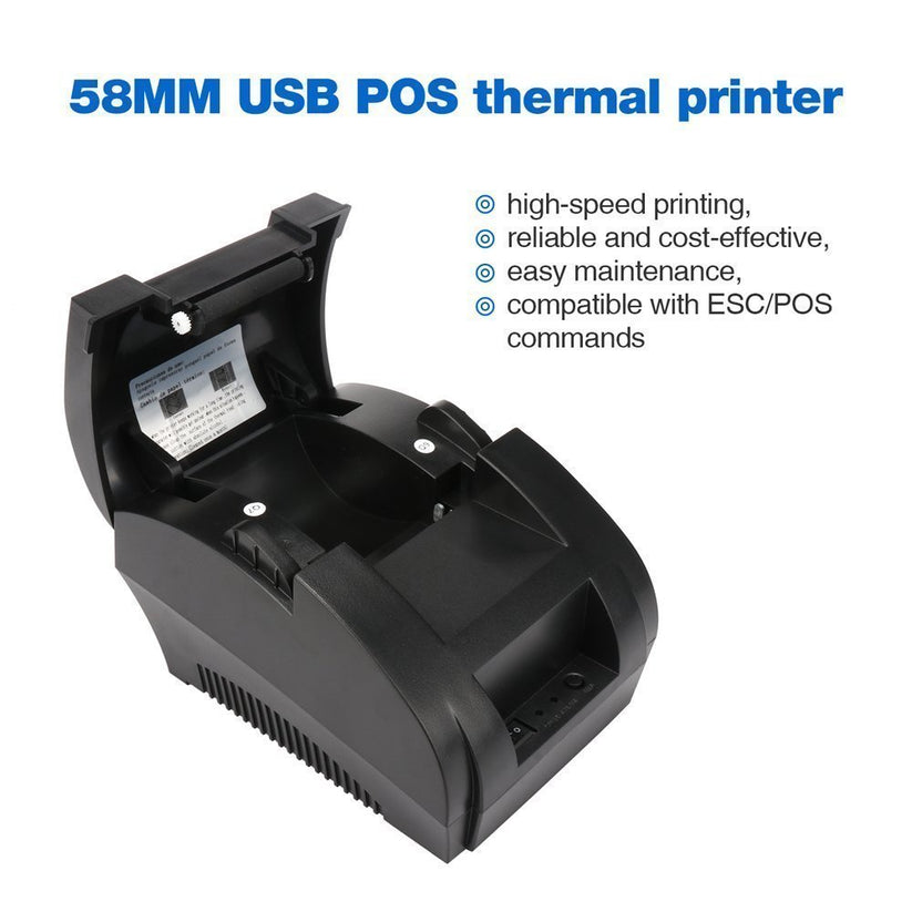 NETUM NT-5890K 58mm USB Thermal Receipt Printer Compatible with ESC/PO